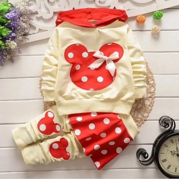Matching Sets | Adorable Minnie Mouse Tracksuit Nwt | Poshmark